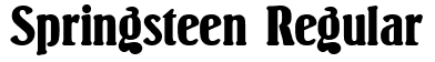 Springsteen Regular: Free Font Download | MaisFontes