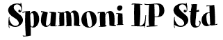 Spumoni LP Std: Free Font Download | MaisFontes