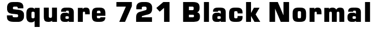 Square 721 Bold Extended: Download Free Font | MaisFontes