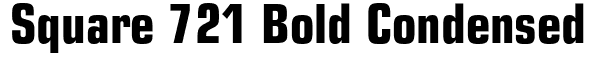 Square 721 Font: Free Download | MaisFontes