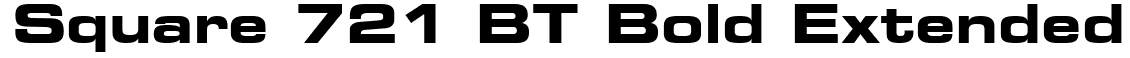 Square 721 BT: Download Free Font | MaisFontes