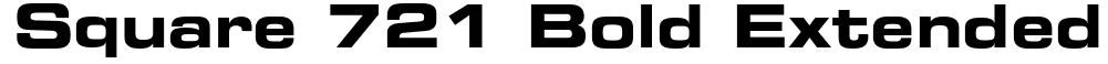 Square 721 Bold Extended: Free Font Download | MaisFontes