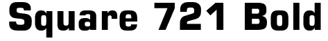 Square 721 Bold Extended: Download Free Font | MaisFontes