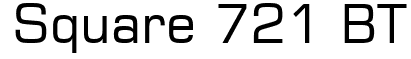 Square 721 BT font download | MaisFontes.com