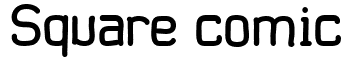Square comic: Free Font Download | MaisFontes
