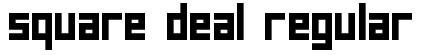 Square deal Regular: Free Font Download | MaisFontes