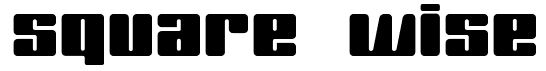 Square Wise: Free Font Download | MaisFontes
