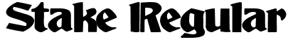 Stake Regular: Download Free Font | MaisFontes