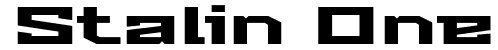 Stalin One: Descargar Fuente Gratis | MaisFontes