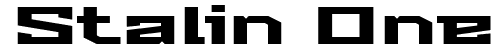 Stalin One: Baixar Fonte Grátis | MaisFontes