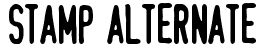 Stamp Alternate: Free Font Download | MaisFontes