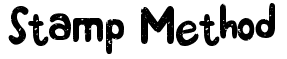 Stamp Method: Free Font Download | MaisFontes