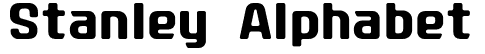 Stanley Alphabet: Free Font Download | MaisFontes