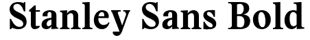 Stanley Sans Bold: Free Font Download | MaisFontes