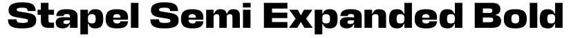 Stapel Semi Expanded Bold: Download Free Font | MaisFontes