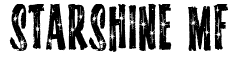 Starshine MF: Free Font Download | MaisFontes