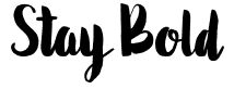 Stay Bold: Free Font Download | MaisFontes