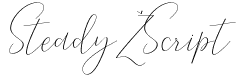 Steady Script: Free Font Download | MaisFontes