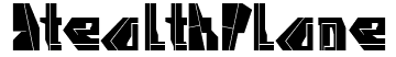 StealthPlane: Free Font Download | MaisFontes