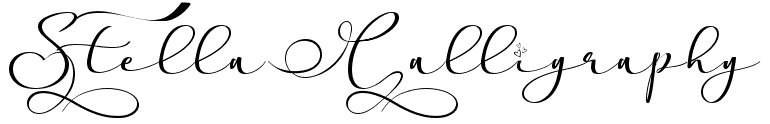 Stella Calligraphy Font: Free Download | MaisFontes