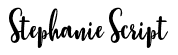 Stephanie Script: Free Font Download | MaisFontes