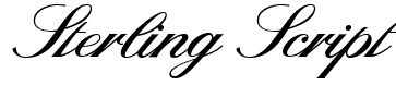 Sterling Script: Free Font Download | MaisFontes