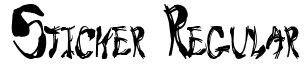 Sticker Regular: Descargar Fuente Gratis | MaisFontes