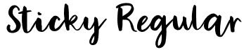 Sticky Regular: Free Font Download | MaisFontes