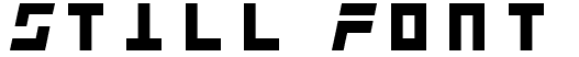 Still Font: Free Download | MaisFontes