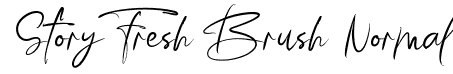 Story Fresh Brush Normal: Free Font Download | MaisFontes
