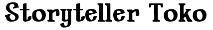 Storyteller Toko: Free Font Download | MaisFontes