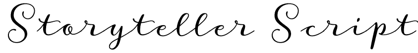 Storyteller Script: Free Font Download | MaisFontes