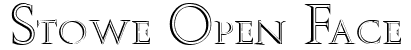 Stowe Open Face: Free Font Download | MaisFontes
