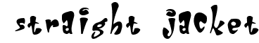 Straight Jacket: Free Font Download | MaisFontes