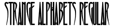 Strange Alphabets Regular Font: Free Download | MaisFontes