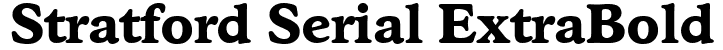 Stratford Serial ExtraBold Font: Free Download | MaisFontes
