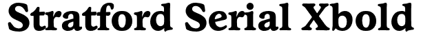 Stratford Serial Xbold Font: Free Download | MaisFontes
