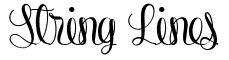 String Lines: Free Font Download | MaisFontes