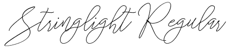 Stringlight Regular: Free Font Download | MaisFontes