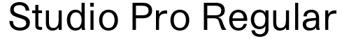 Studio Pro Regular Font: Free Download | MaisFontes