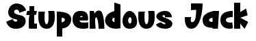 Stupendous Jack Font: Free Download | MaisFontes