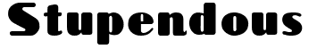 Stupendous: Free Font Download | MaisFontes