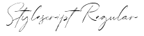 Stylescript Regular: Free Font Download | MaisFontes