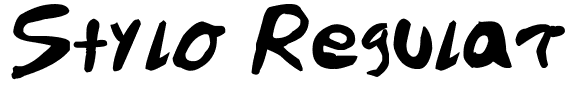 Stylo Regular Font: Free Download | MaisFontes