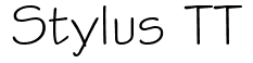 Stylus BT: Free Font Download | MaisFontes