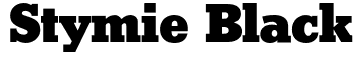 Stymie Black Font: Free Download | MaisFontes