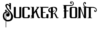 Sucker Font Font: Free Download | MaisFontes