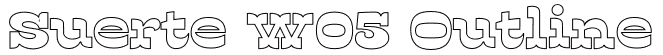 Suerte W05 Outline: Free Font Download | MaisFontes