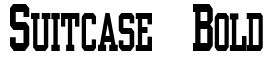 Suitcase Bold Font: Free Download | MaisFontes