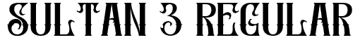 Sultan Normal Font: Free Download | MaisFontes